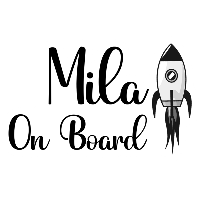 Personalized Baby On Board Sticker - Custom Stickers - Make Custom ...