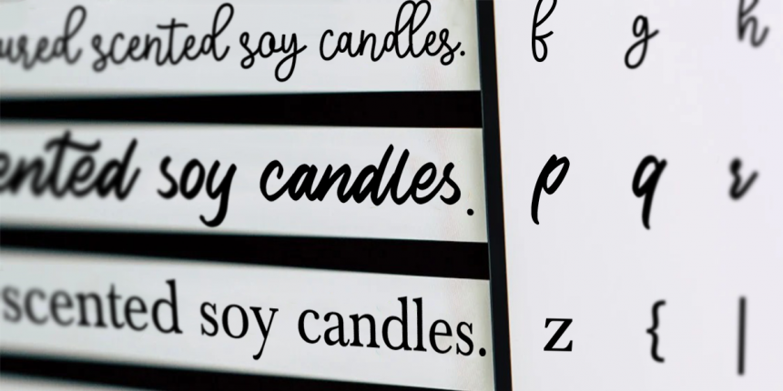 45+ great label font suggestions to match your brand's personality ...