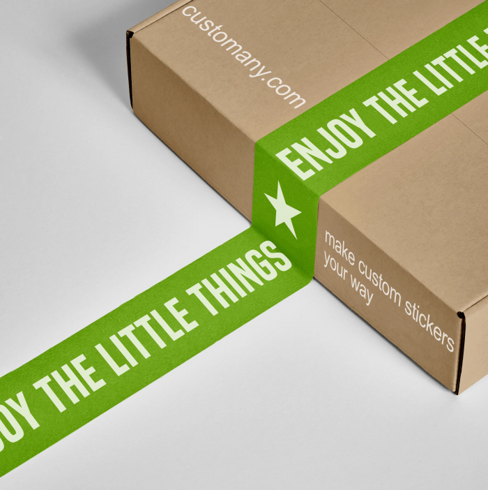 3 Easy Steps to Design Packaging Tapes that impress - Custom Stickers ...