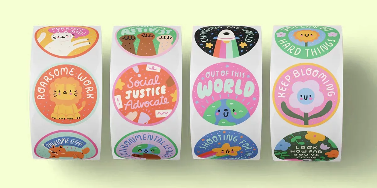 Reward stickers: How to excite and engage children's learning - Custom ...