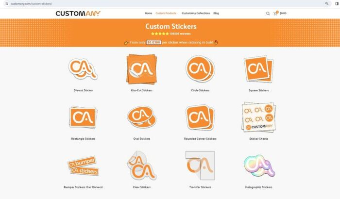 How to order custom stickers from CustomAny - A complete 7-step guide ...