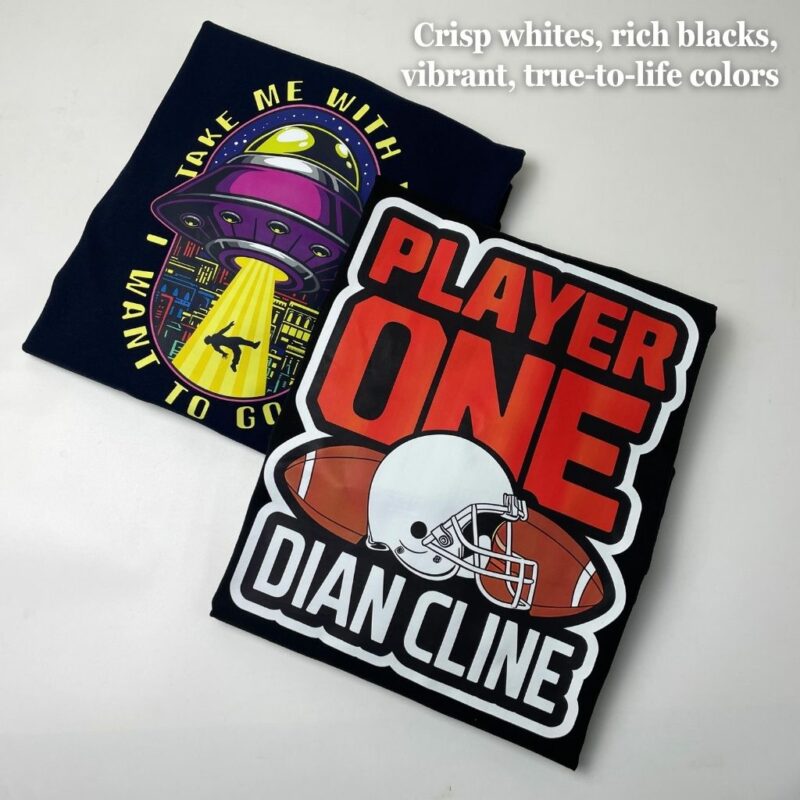 Iron-On DTF Transfer | Custom Heat Transfers for Garments