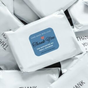 3 Free Ways to Design Custom Thank You Stickers for your Small Business ...