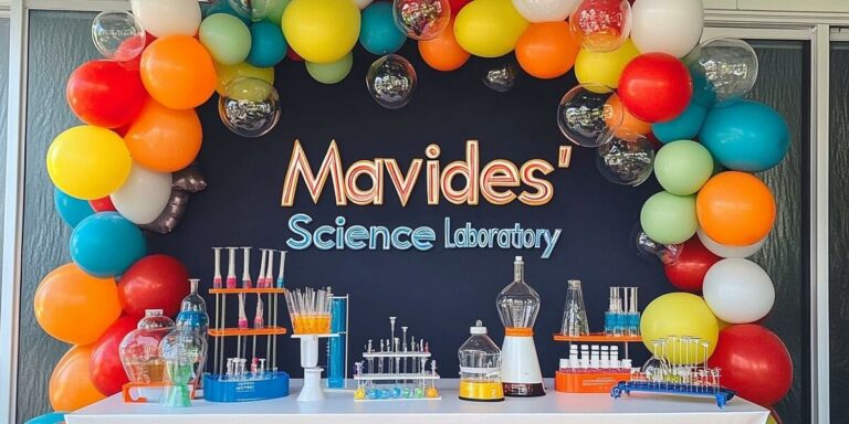 Science Birthday Party for Kids: 29 Cool Lab Decor & Experiment Ideas ...